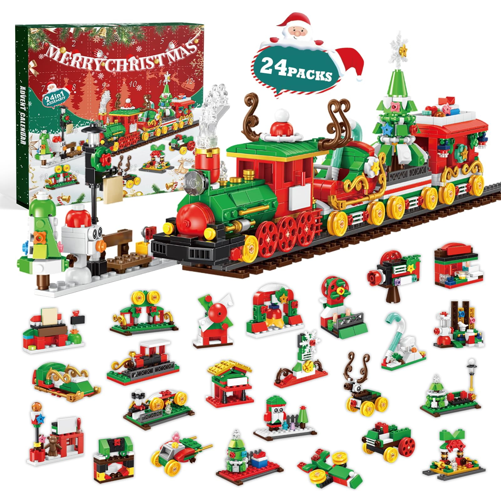 Calendario de Adviento Tren Navideño Turbo Goose 2025 para Niños de 8 a ...