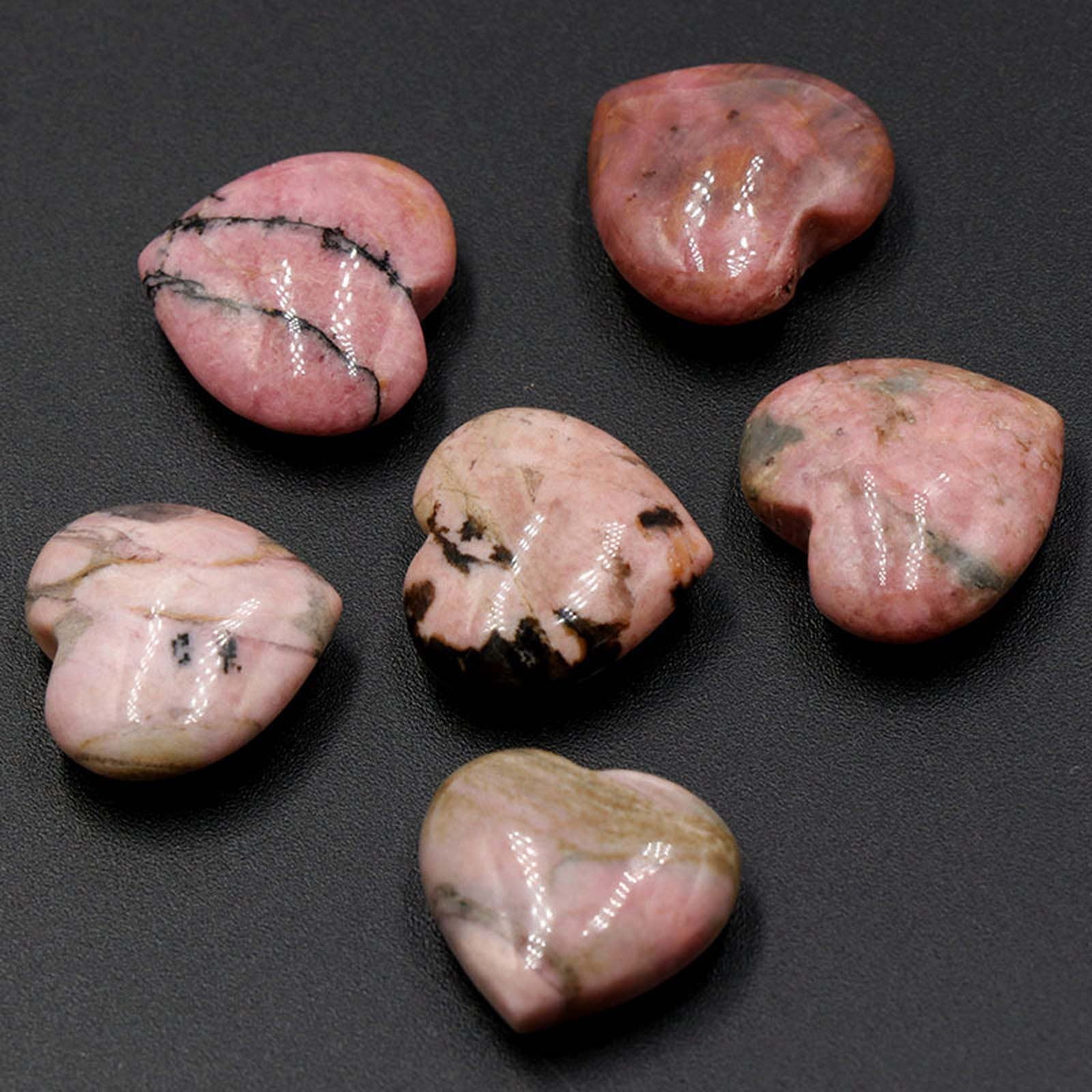 Click here for Topllc Natural Crystal Agate Stone 20mm Heart-Shap... prices