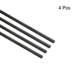 Uxcell Carbon Fiber Rod, 3mm x 150mm for RC Plane DIY Quadcopter Arm, 4 ...