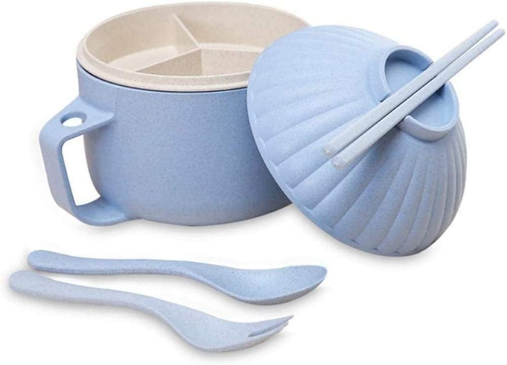 Shell Shape Ramen Bowl Chopsticks (6-Piece Set) Portable Outdoor ...