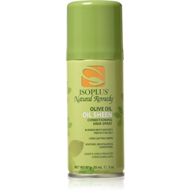 JM Products Isoplus Natural Remedy Oil Sheen Conditioning Hair Spray, 2 ...
