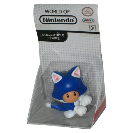 World of Nintendo Super Mario Bros. Cat Toad Blue (2016) Jakks Pacific ...