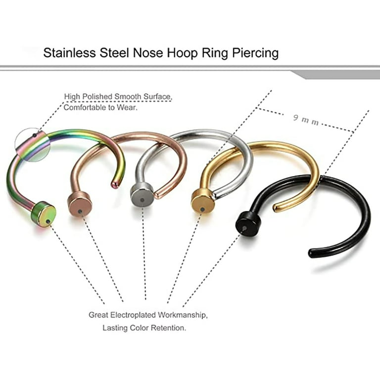 Types Of Nose Hoops