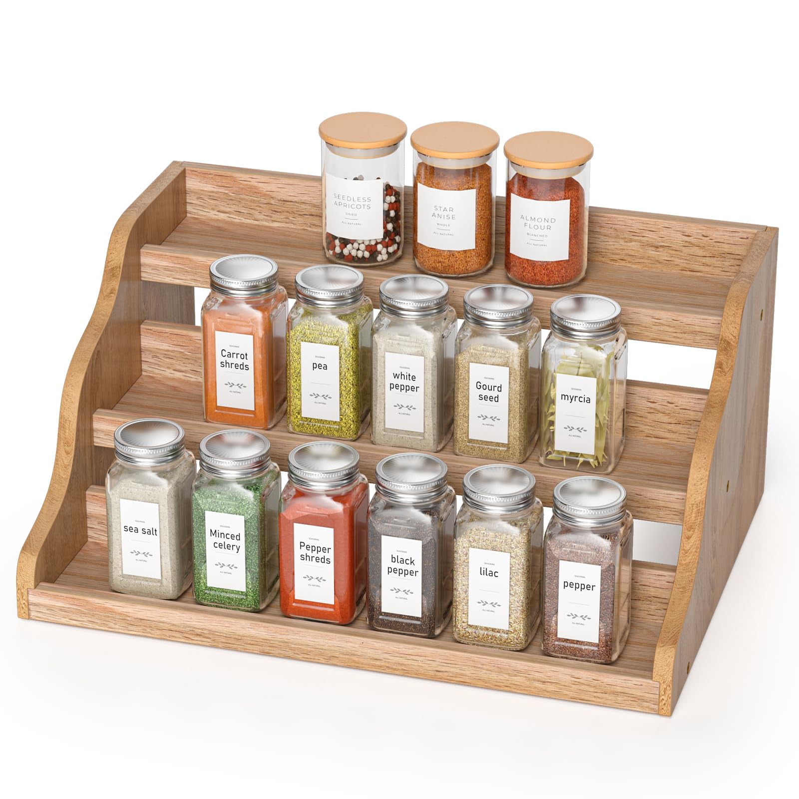 Click here for Memanque Tiered Spice Rack Organizer For Cabinet... prices