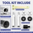 2X Angle Grinder Extension Pole,M10 Thread Polisher Adapter Pole ...