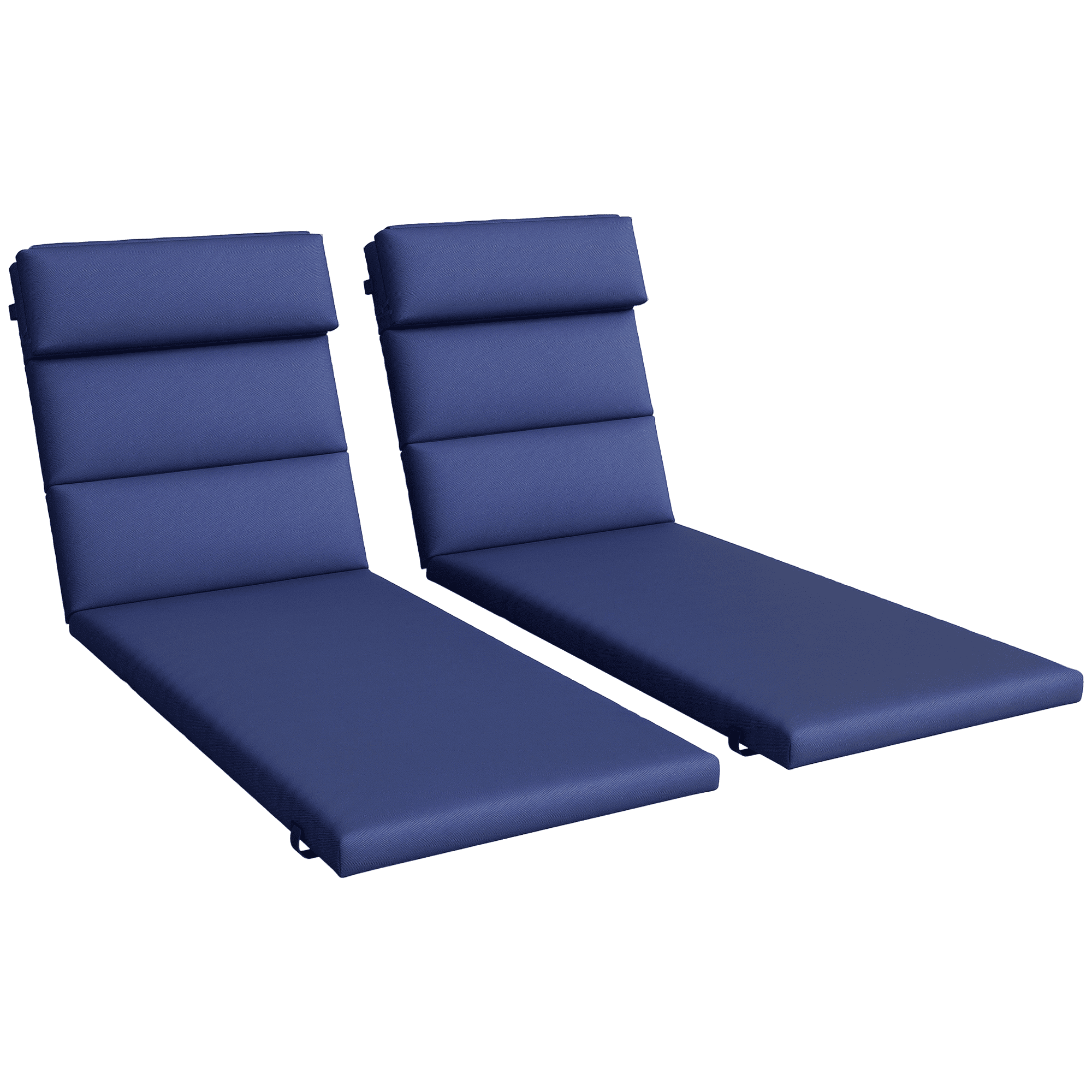 Click here for Outsunny Outdoor Lounge Chair Cushions With Back T... prices