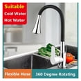 Flexible Hose Kitchen Faucet, Hot And Cold Water Silicone 360 Degree ...