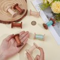 8Pcs 2 Styles Wooden Bobbins Column Mixed Color 18~50x35~52mm 4pcs ...