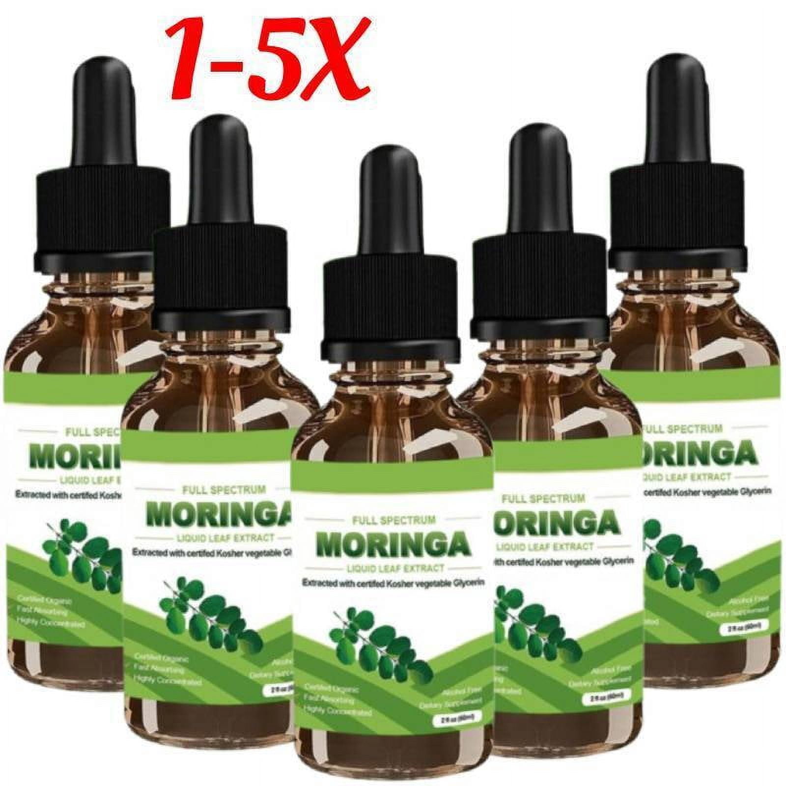 Extracto de hoja de moringa orgánica en gotas líquidas 60 ml (1-5 veces ...