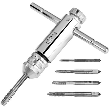 T-shaped ratchet tap wrench with 5PC thread tap | Walmart Canada