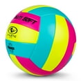 Athletic Works Multicolor Size 5 Neon Volleyball for Practice or ...