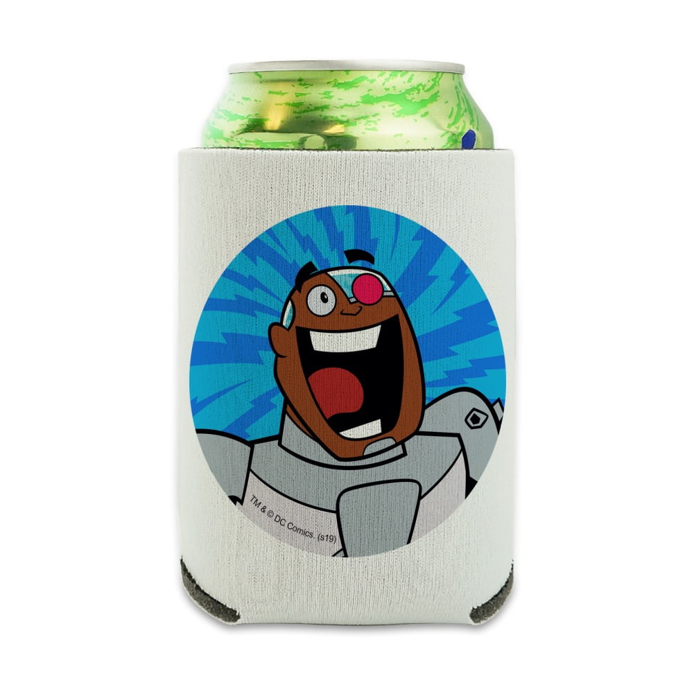 Teen Titans Go! Cyborg Can Cooler - Drink Sleeve Hugger Collapsible ...