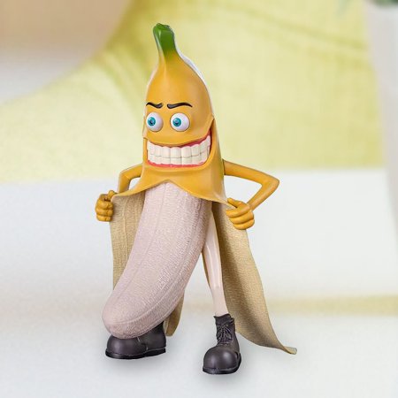 TB&W Fun Banana Statues Art Craft Sculpture Home Living Room Ornament ...