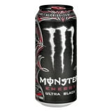 Monster Ultra Black Energy Drink, Zero Sugar, 16 Fl. Oz. - Walmart.com