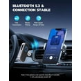 SIISLL Aux Bluetooth Adapter, Bluetooth 5.0 Receiver, Noise Cancelling ...