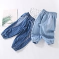 Boy Pants Size 3-4Y Kids Summer Thin Lightweight Jogger Style Denim ...