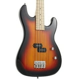 Davison 4-String Electric Bass Guitar with P-Style Pickups and 15-Watt ...