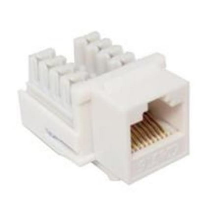 Cat 6 110 Type Rj45 Unshielded Keystone Jacks White | Walmart Canada