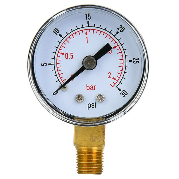 Water Pressure Gauge,Mechanical Pressure Gauge 1/8inch Pressure Gauge ...
