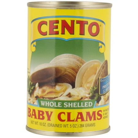 Cento Whole Shelled Baby Clams, 10 oz Can - Walmart.com
