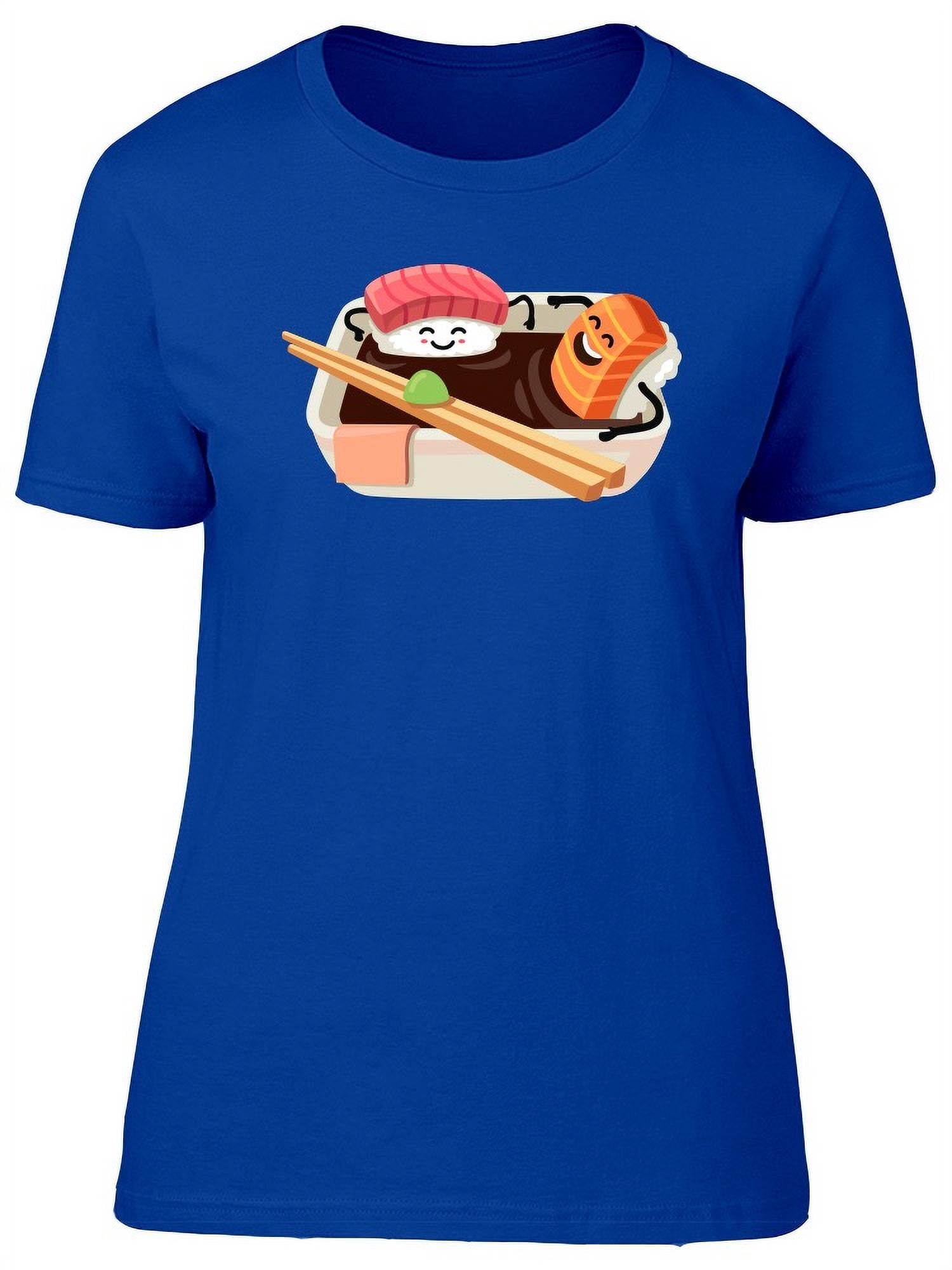 Sushi Taking A Soy Sauce Bath T-Shirt Women -Image by Shutterstock, Female XX-Large - Walmart.com