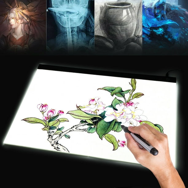 Tablero de dibujo LED, tablero de dibujo con luz LED A2, tablero de ...