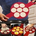 1pc Silicone Non-Stick Pancake and Egg Maker - 4-Cup Round Cooking Tool ...
