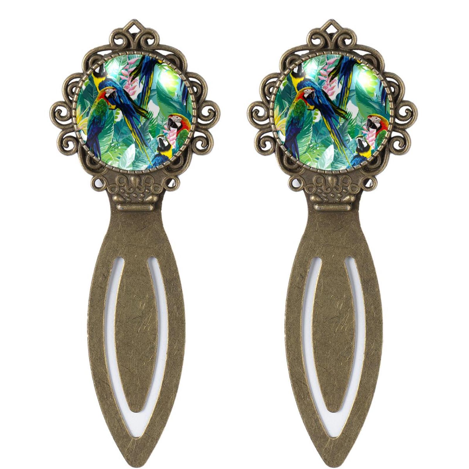 Bookmark Gift Box Set Vintage Bookmarks Page Holder with Crystal Glass ...