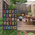 Alphabet House Flag 28 x 40 Inches, American Cartoon Early Education ...