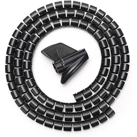 SHARKDOOK 32mm X 2m Black Cable Tidy Wrap Cable Management System ...