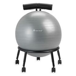 Gaiam Backless Balance Ball Chair, Blue - Walmart.com