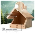 Solid Wood Blackbird Nesting Box - Weatherproof & Untreated, Wooden ...