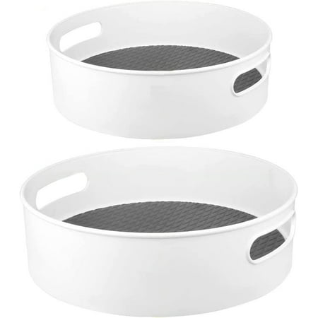 Non-Skid Lazy Susan Storage Turntable, Plastic Turntable Storage ...