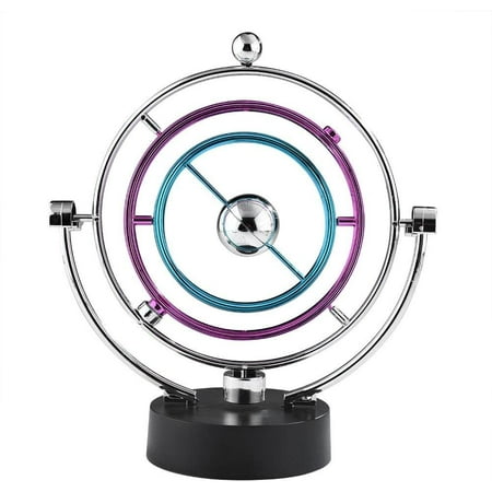 Electronic Swing Ball Desk Perpetual Motion Physics Science Toy Kinetic ...