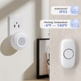 Bitiwend Adjustable Wireless Doorbell Kit, Push Button, Chimes, Volume ...