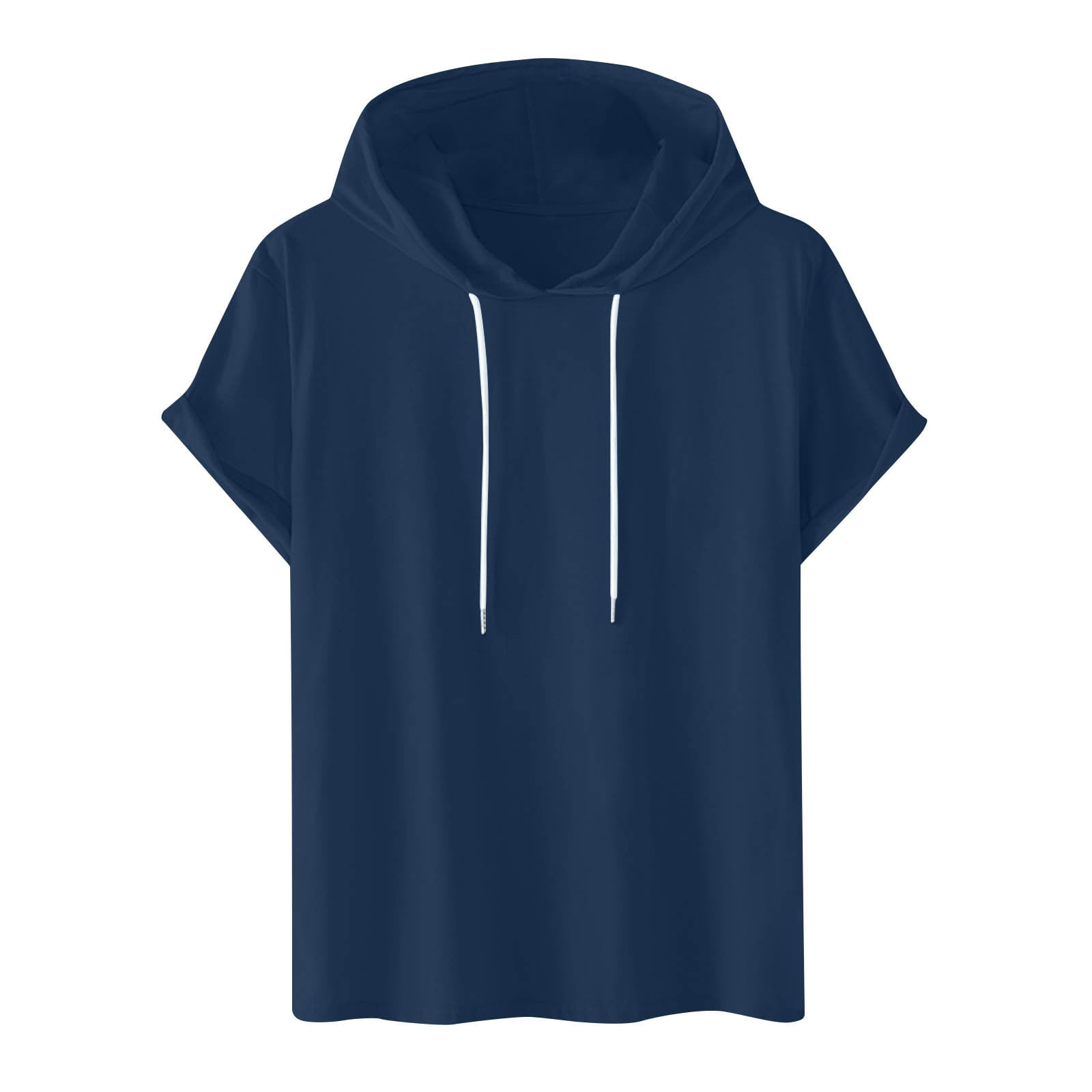 Playera Elvqul de Hombre Stretch Azul Marino Deportivas Playa Manga ...
