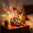 Animal Resin LED Night Light, USB Operated Creative Bedside Lamp with ...