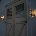 Gama Sonic Prairie Bulb Lamp Outdoor Solar Light Fixture, Pole Pier ...