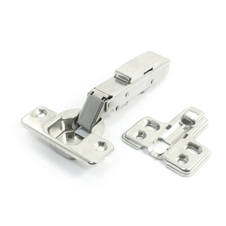 Stainless Steel 175 Degree Angle Full Overlay Cabinet Hinge 4.6 ...