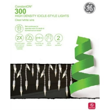 GE ConstantON 600-Count Constant White Icicle Incandescent Plug-In ...
