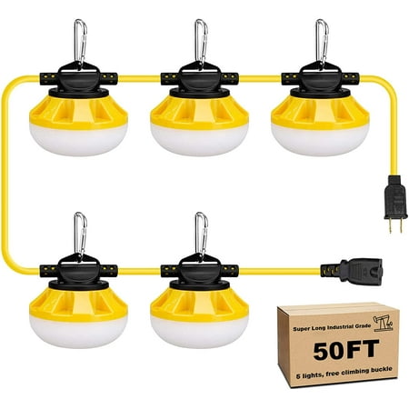 Construction String Lights LED Industrial Grade Best for Construction ...