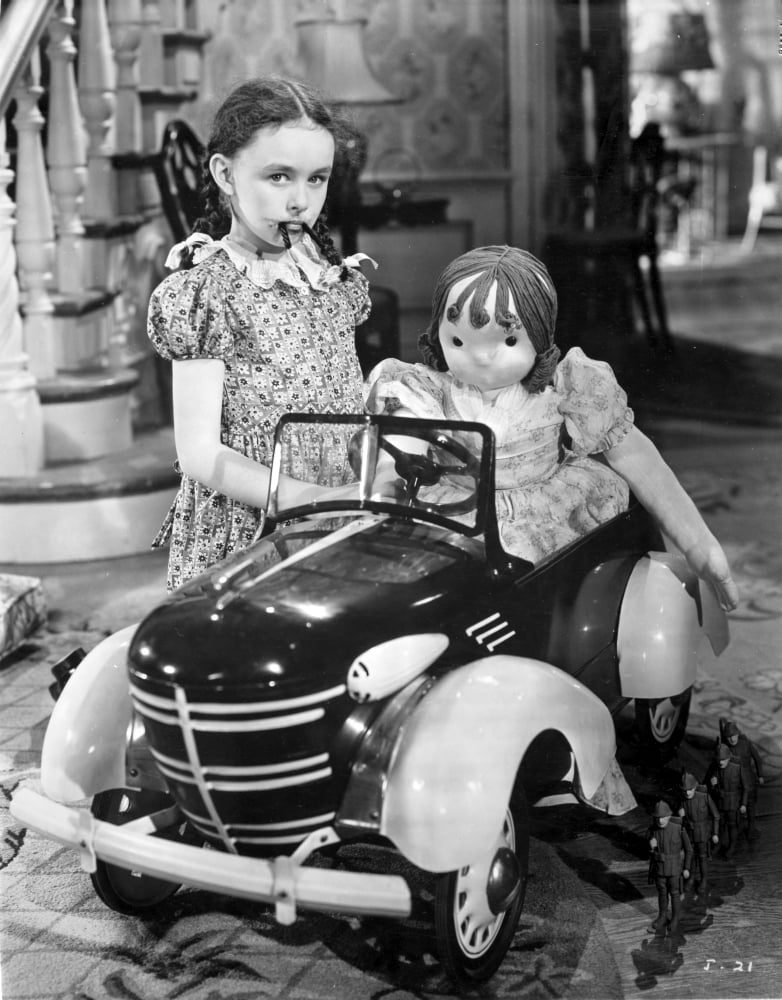 Clare Foley Kid with a Toy Car and Doll Portrait Photo Print (8 x 10 ...