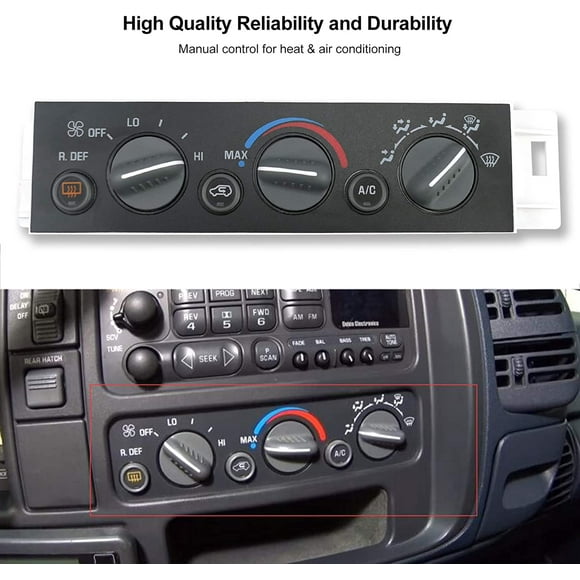 Chevy Ac Control Panel