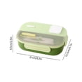 Bento Lunch Box with Cup for Students and Office, Microwave Food Grade ...