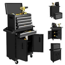 5-Drawer Mobile Mechanic Tool Chest, Rolling Cabinet with Lock ...