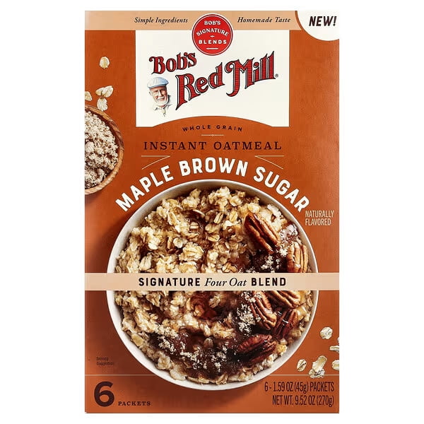 Click here for Bobs Red Mill  Instant Oatmeal  Whole Grain  Maple... prices