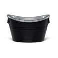 IGLOO 20 qt. Insulated Beverage Party Bucket Cooler - Black/Silver - Walmart.com