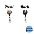 Munchkin Cat in Flower Garden Retractable Reel ID Badge Key Card Name ...