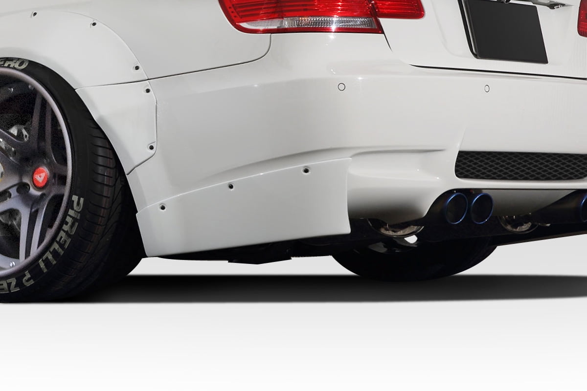 2008-2013 BMW M3 E92 E93 Duraflex Circuit Rear Bumper Extensions - 2 ...