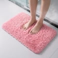 3-Piece Pink Bathroom Rug Set, Pink Bathroom Rugs Set 50x80cm, Soft ...